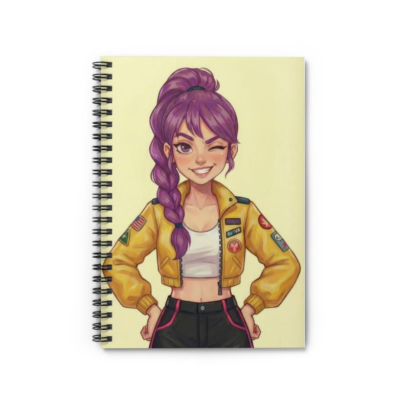 Rumi Kpop Demon Hunters Notebook Ruled Spiral Notebook | Cute Artistic ...