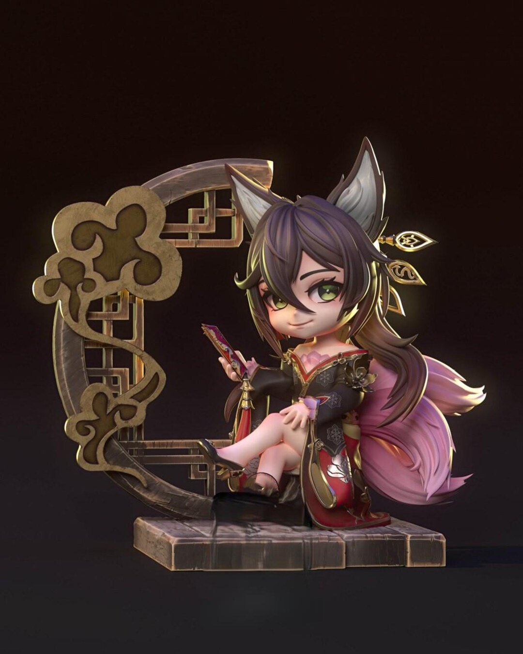 Tingyun Chibi STL File | Honkai Star Rail 3D Model | Cute Anime Figure ...