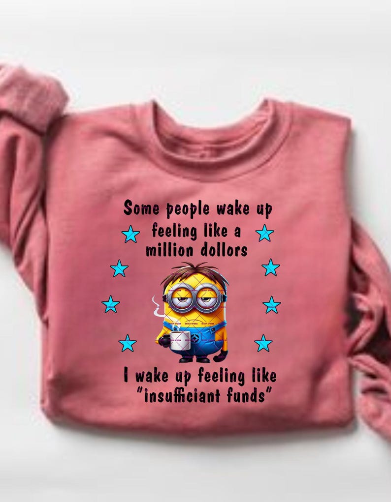 Tired Minion Coffee Png, Sleepy Cartoon Character PNG, Funny Morning ...