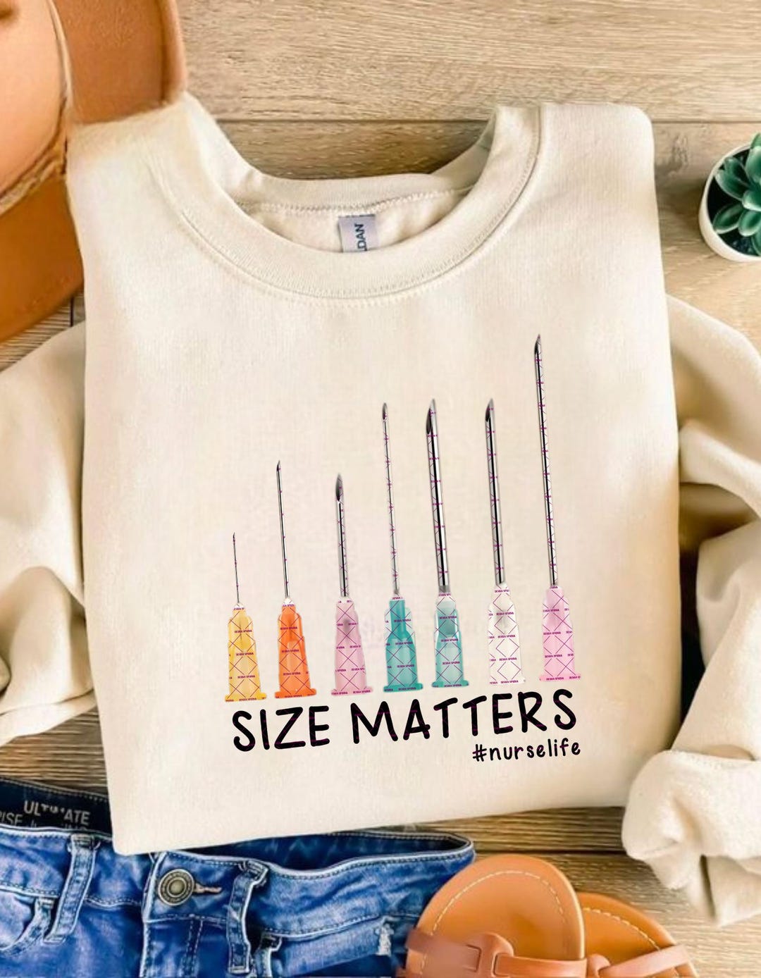 Nurse Syringe Needle, Sizes Matter PNG, Nursing Sublimation Design ...