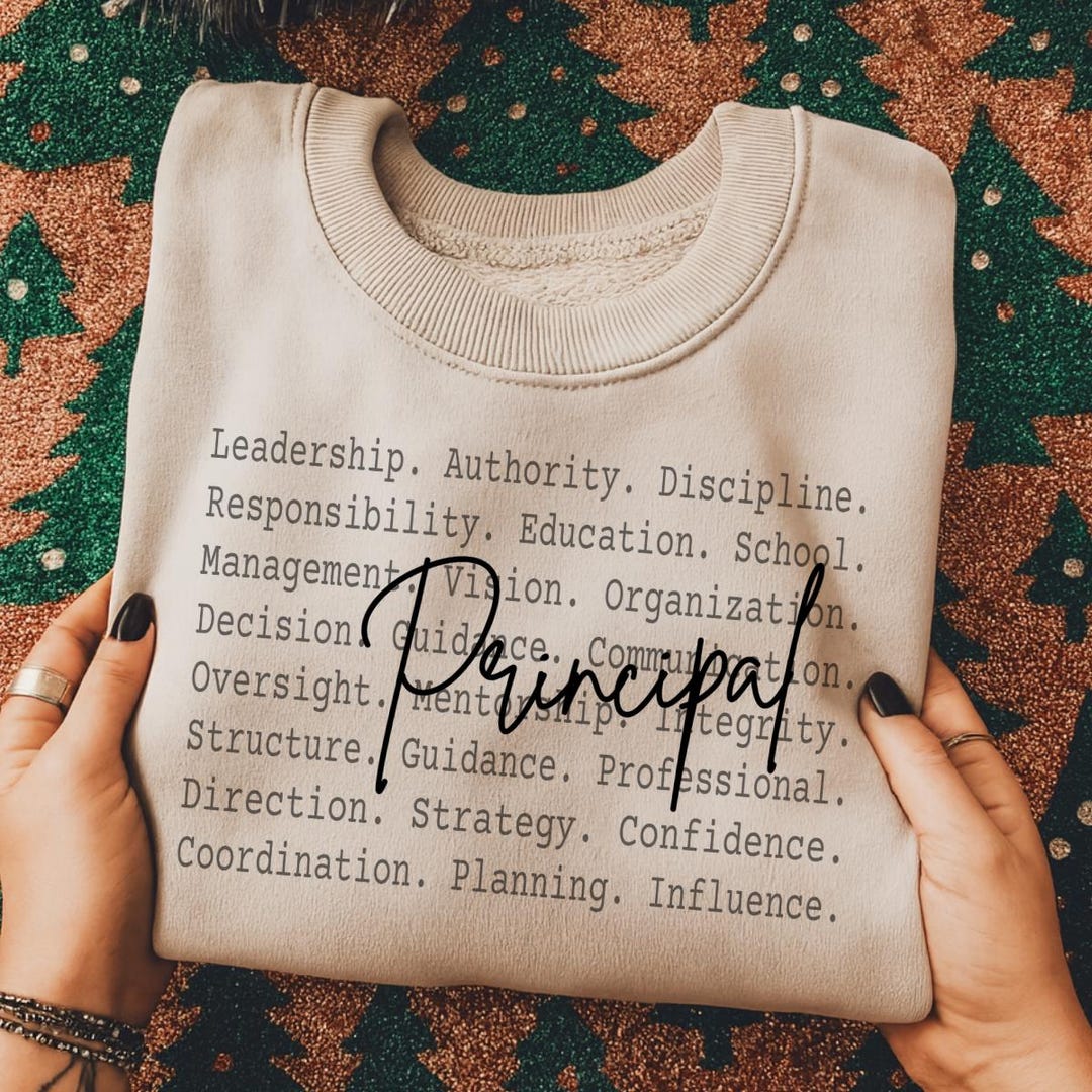 Principal PNG Design, School Principal Leader Sublimation Graphic ...