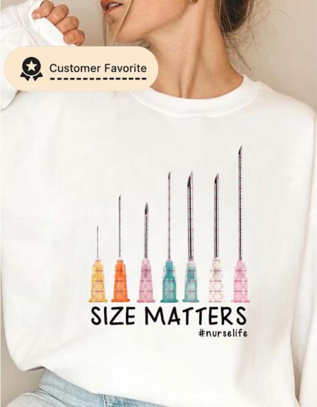 Nurse Syringe Needle, Sizes Matter PNG, Nursing Sublimation Design ...