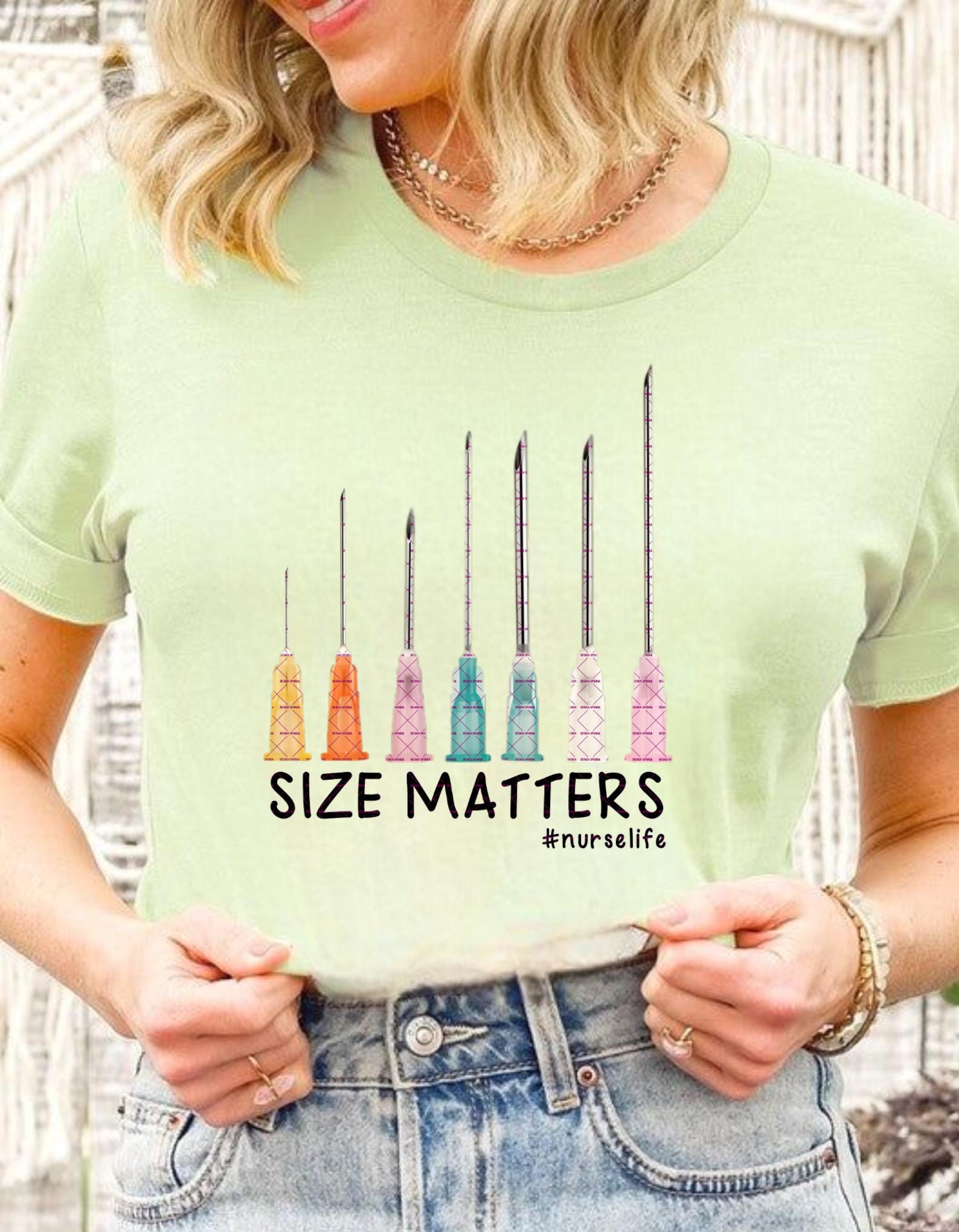 Nurse Syringe Needle, Sizes Matter PNG, Nursing Sublimation Design ...
