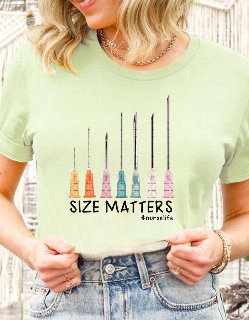 Nurse Syringe Needle, Sizes Matter PNG, Nursing Sublimation Design ...