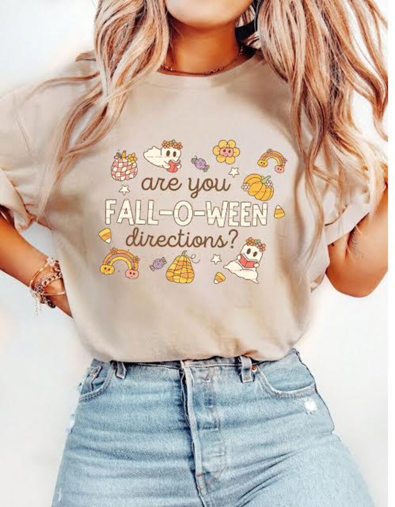 Cute Fall-o-ween PNG File, Funny Ghost Halloween Sublimation Design ...