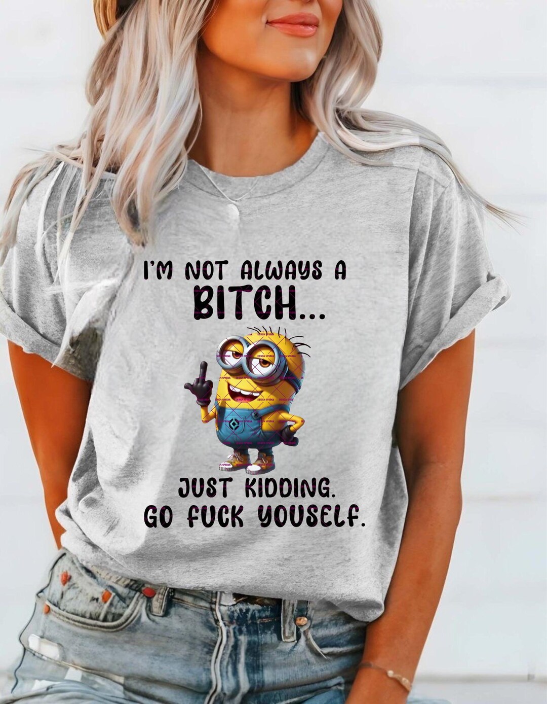I Am Not Always a Bitch, Funny Minion Middle Finger SVG, Sassy Cartoon ...