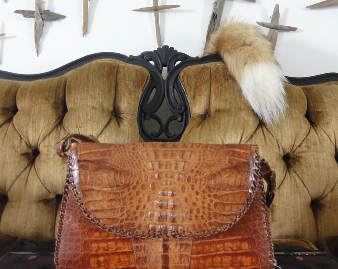 Vintage Alligator Purse Leather Alligator Handbag - Etsy