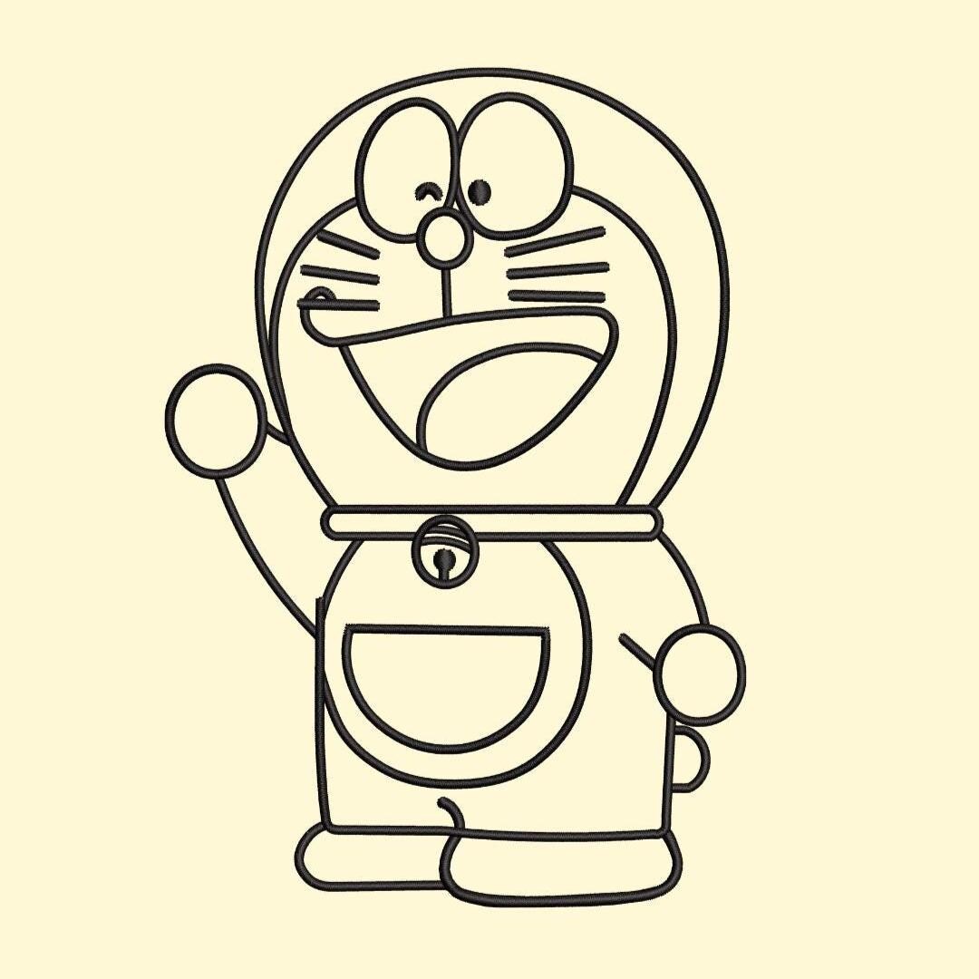 Doraemon Embroidery Design: Anime Machine File (instant Download Files ...