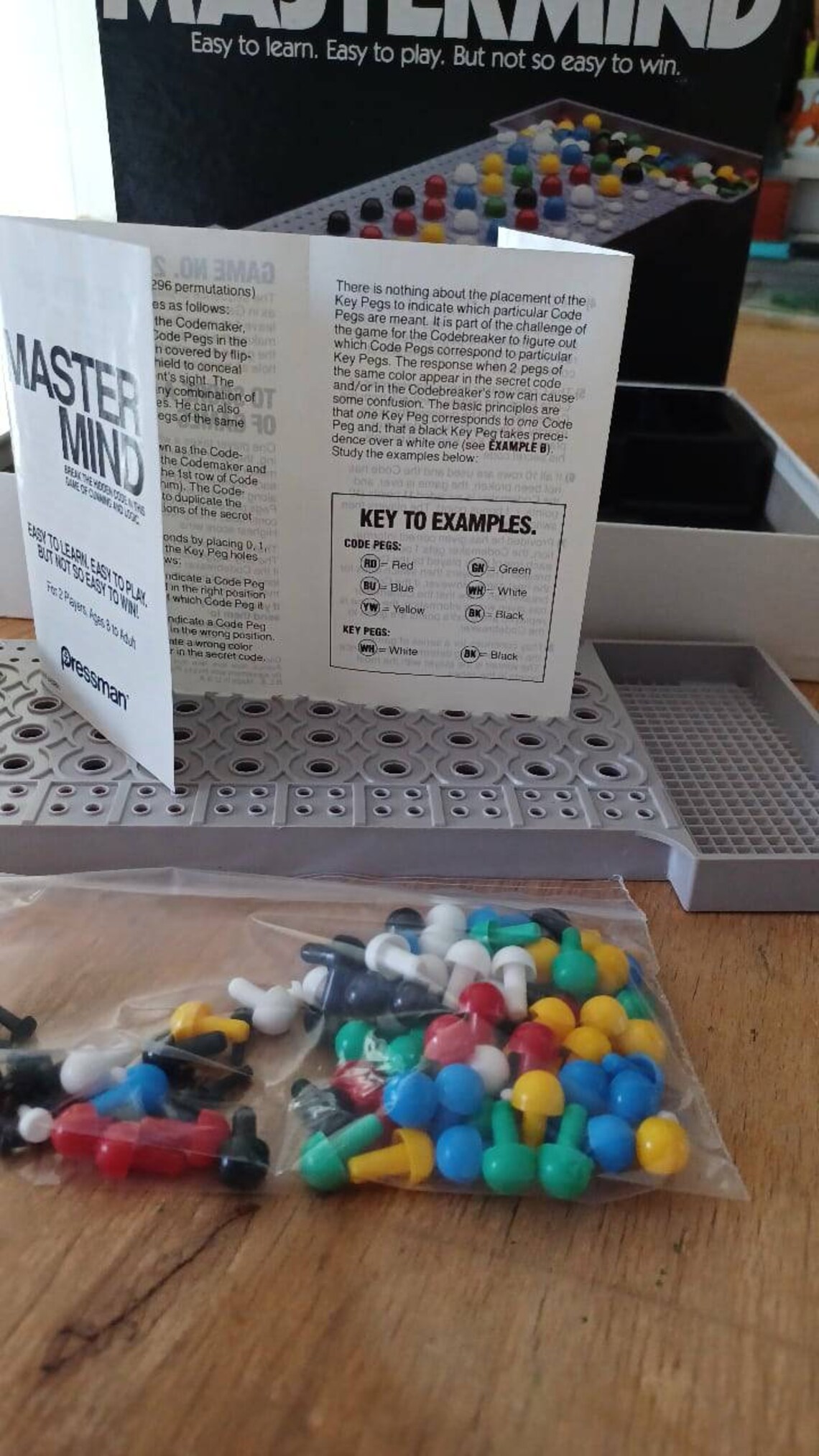 Vintage 80s New Complete Mastermind Game 1981 Pressman - Etsy