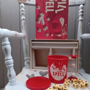 Vintage 60s Complete Spill and Spell Crossword Game - Parker Brothers ...