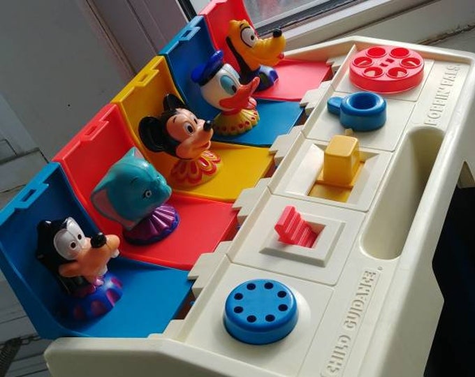 Vintage 80s Playskool Busy Poppin Pals - Walt Disney, Learning Toy ...