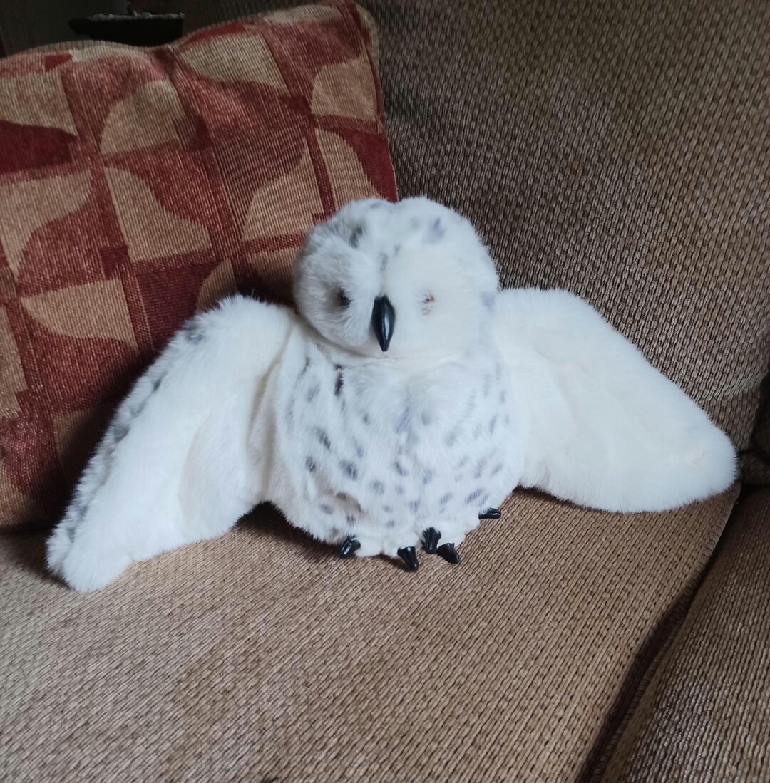 Vintage Folkmanis Folktails Snowy Owl Hand Puppet - Ultra Luxurious ...