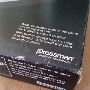 Vintage 80s New Complete Mastermind Game 1981 Pressman - Etsy