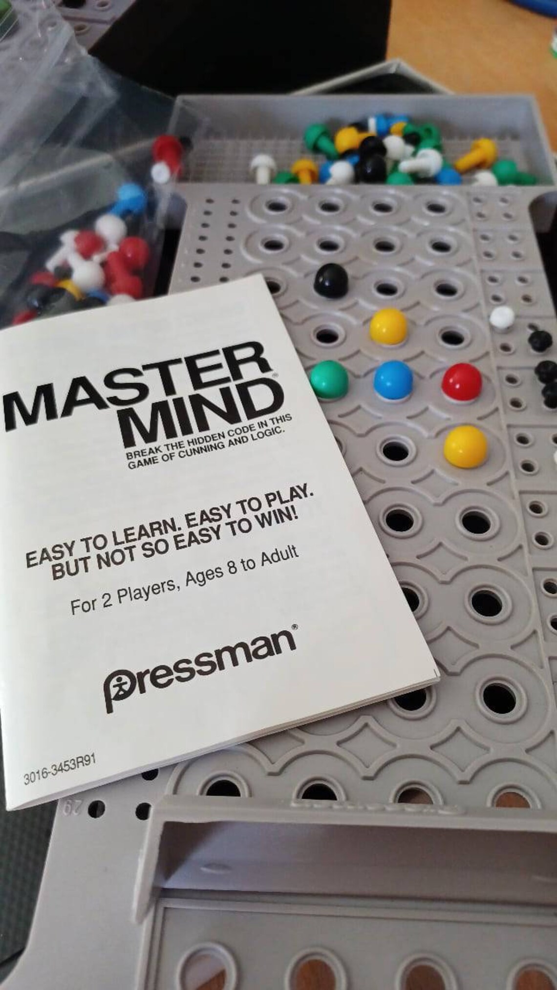 Vintage 80s New Complete Mastermind Game 1981 Pressman - Etsy