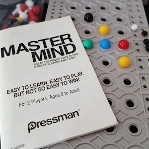 Vintage 80s New Complete Mastermind Game 1981 Pressman - Etsy
