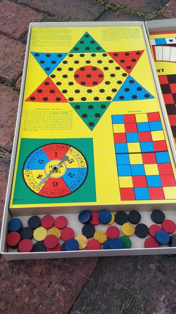 Vintage 50s Complete Junior Combination Games 18 Board Games - Etsy