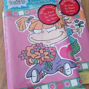 Vintage 90s Vinyl Rugrats Removable Self Stick Sticker Boarder - 1998 ...