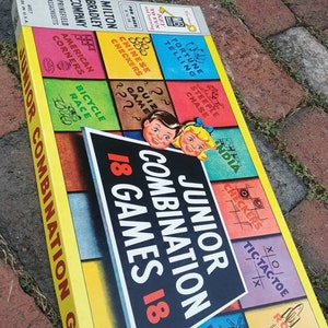 Vintage 50s Complete Junior Combination Games 18 Board Games - Etsy