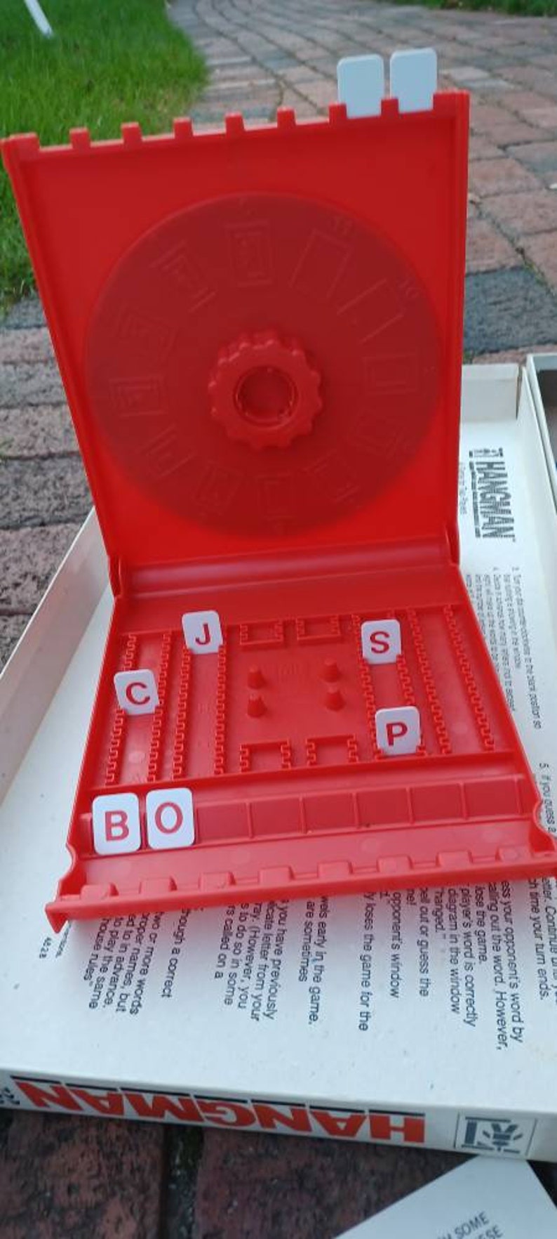 Vintage 70s Complete Hangman 2 Player Word Guessing Game - Etsy