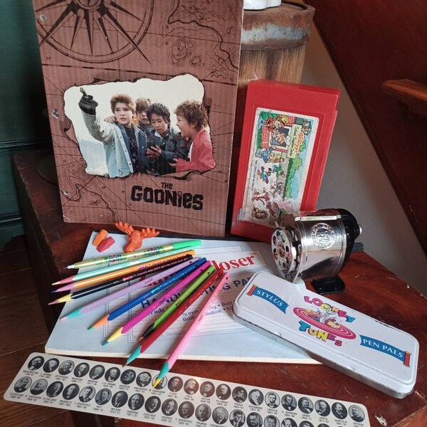 80s Pencil Case - Etsy