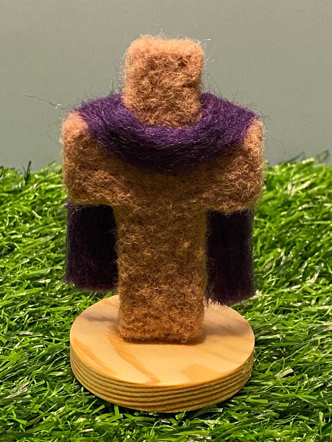 Cross With Purple Drape - Etsy