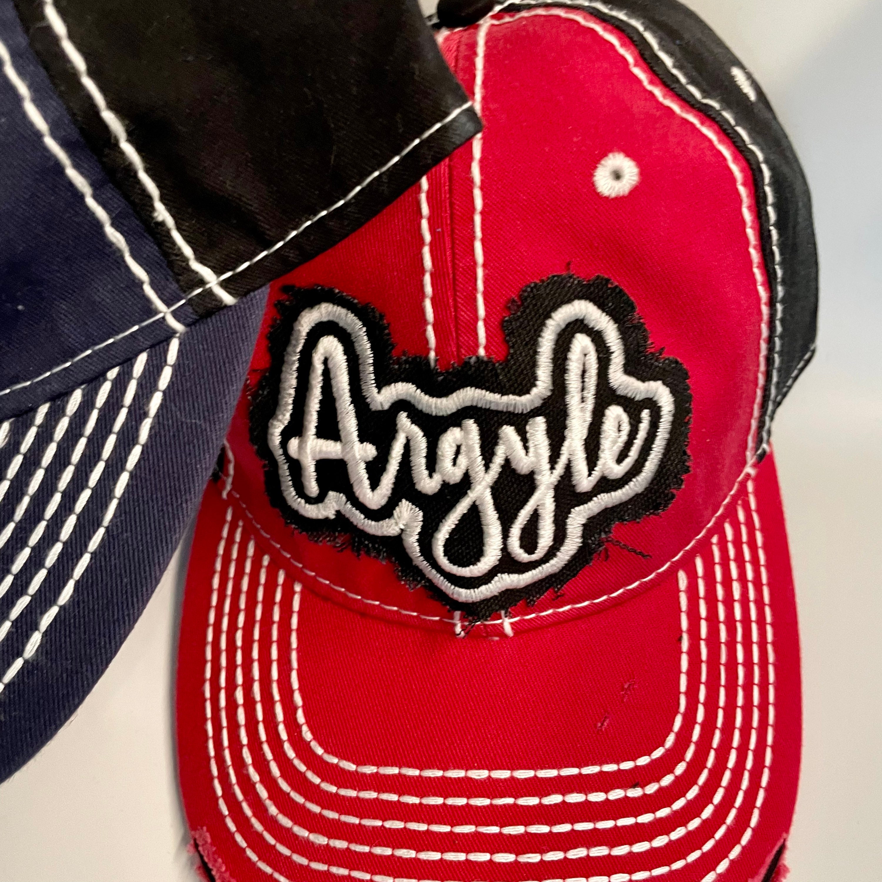 School Spirit Raggy Hat / High School Baseball Hat / Lewisville ...