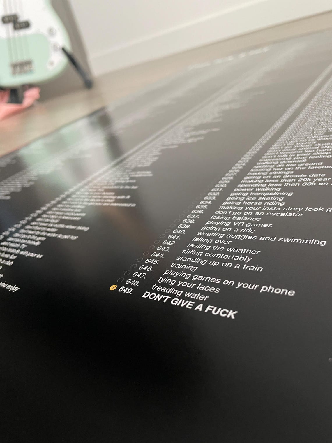 Icklist Ick List Men Women Gift Rizz Joke Poster Placard List Style Art ...