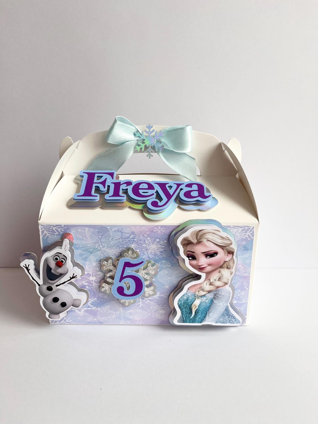Personalised Children’s Party Favour Birthday Box - Frozen Inspired - Etsy