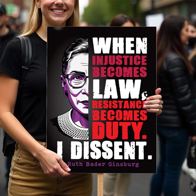 When Injustice Becomes Law Protest Sign, Social Justice Activism ...