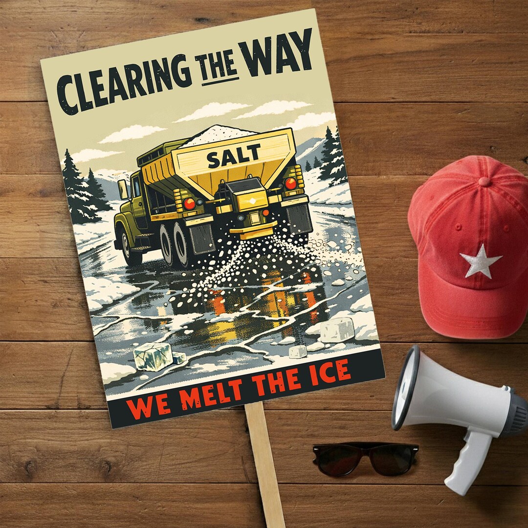 We Melt the Ice Protest Sign, 18x24 Printable Digital Download - Etsy