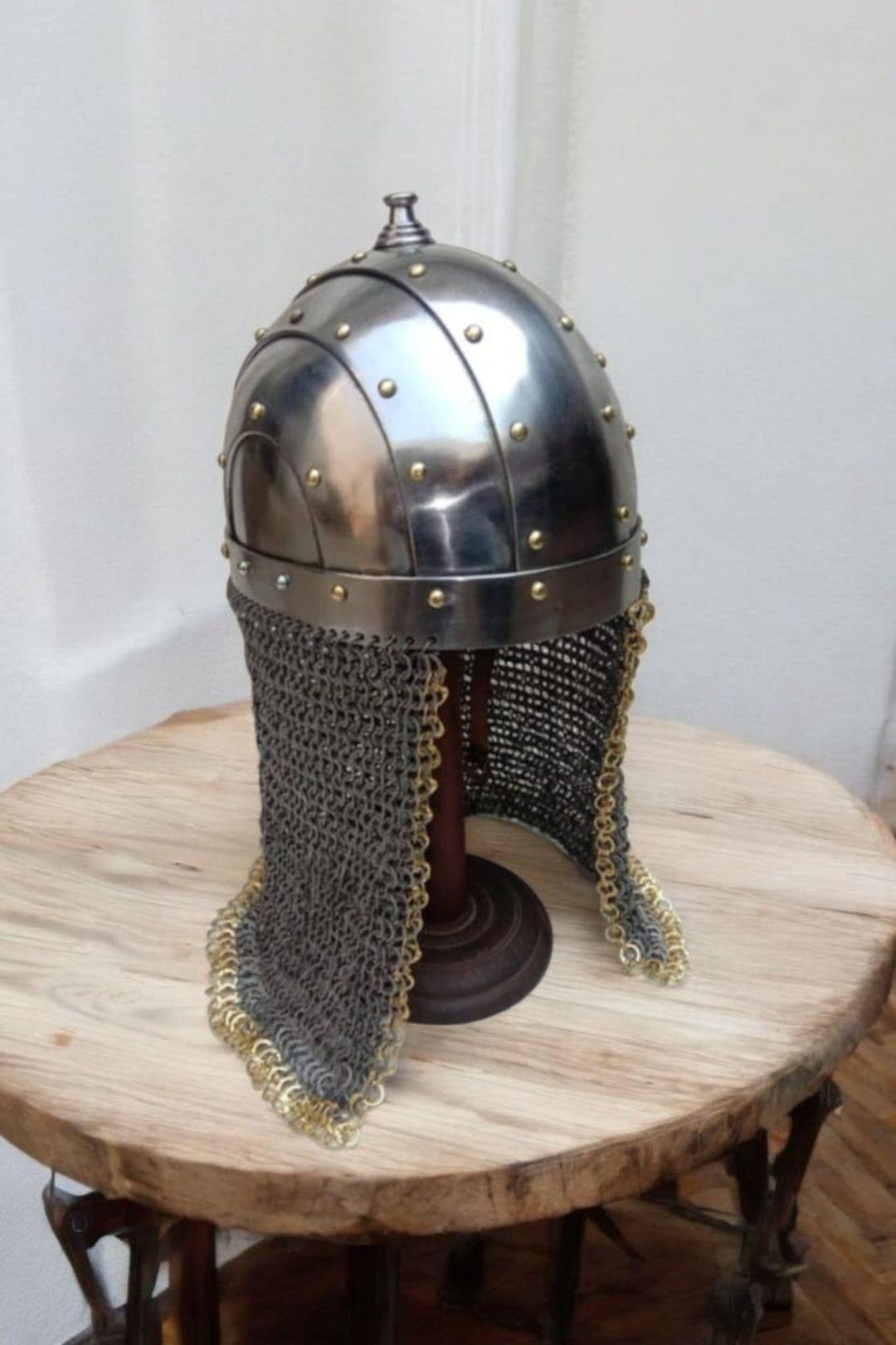 Byzantine Helmet, Medieval Pot Helmet, Medieval Helmet for Reenactment ...