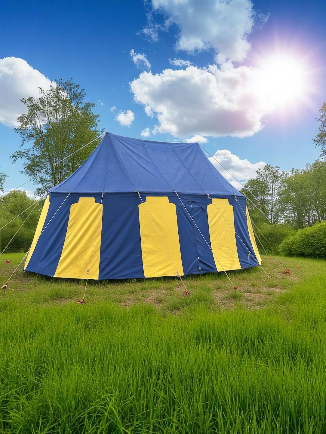 Medieval Knight Tent, Pavillion Tent, for Reenactment, SCA Tent - Etsy