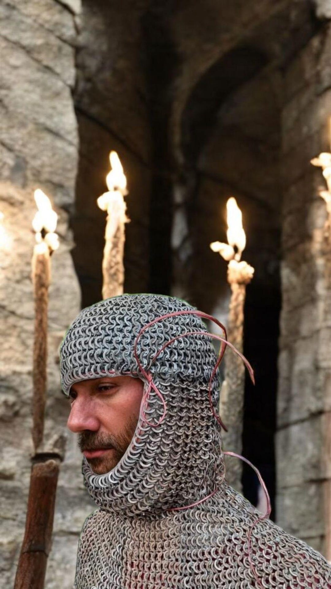 Medieval Coif, Reenactment Chainmail Coif, Maille Coif for Reenactment ...