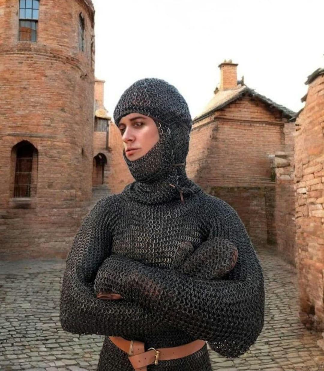 Maille Hauberk, 13th Century Medieval Maille Shirt, Chainmail Shirt ...