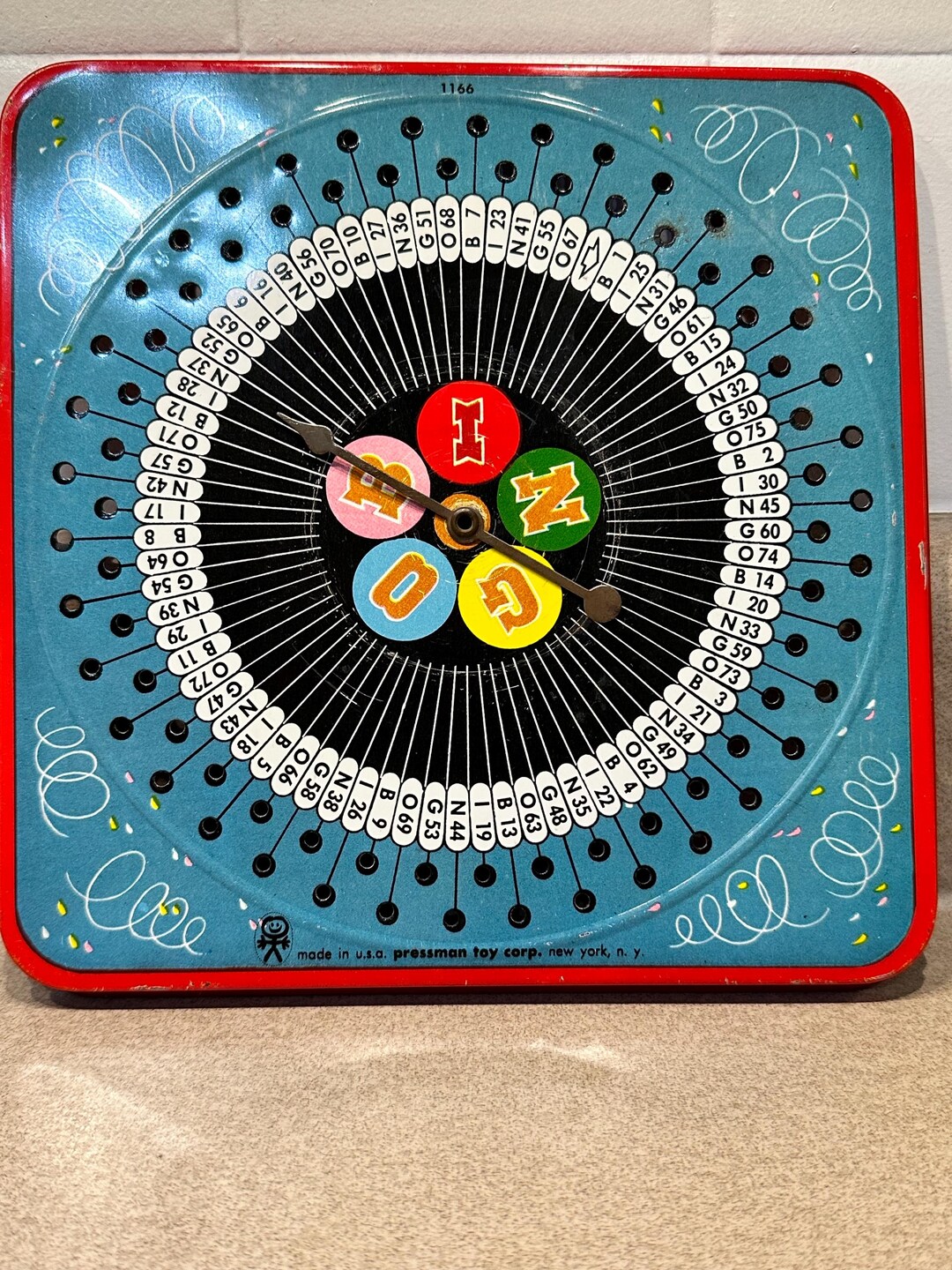 Vintage 1950s Pressman Bingo Spinner-spinner Replacement Only - Etsy