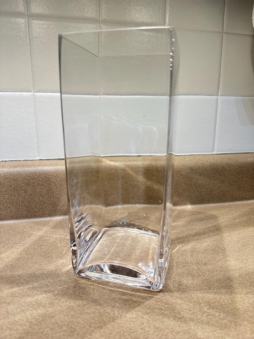 Large Square Vase - Etsy