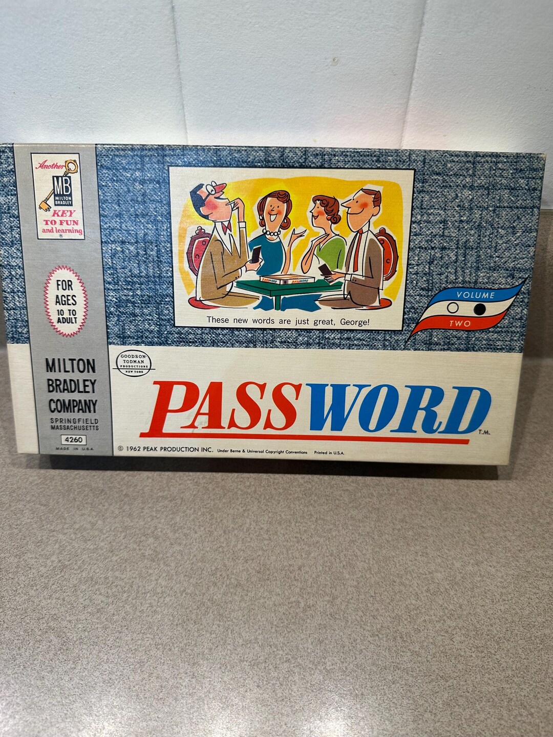 Vintage 1962 Password Board Game - Etsy