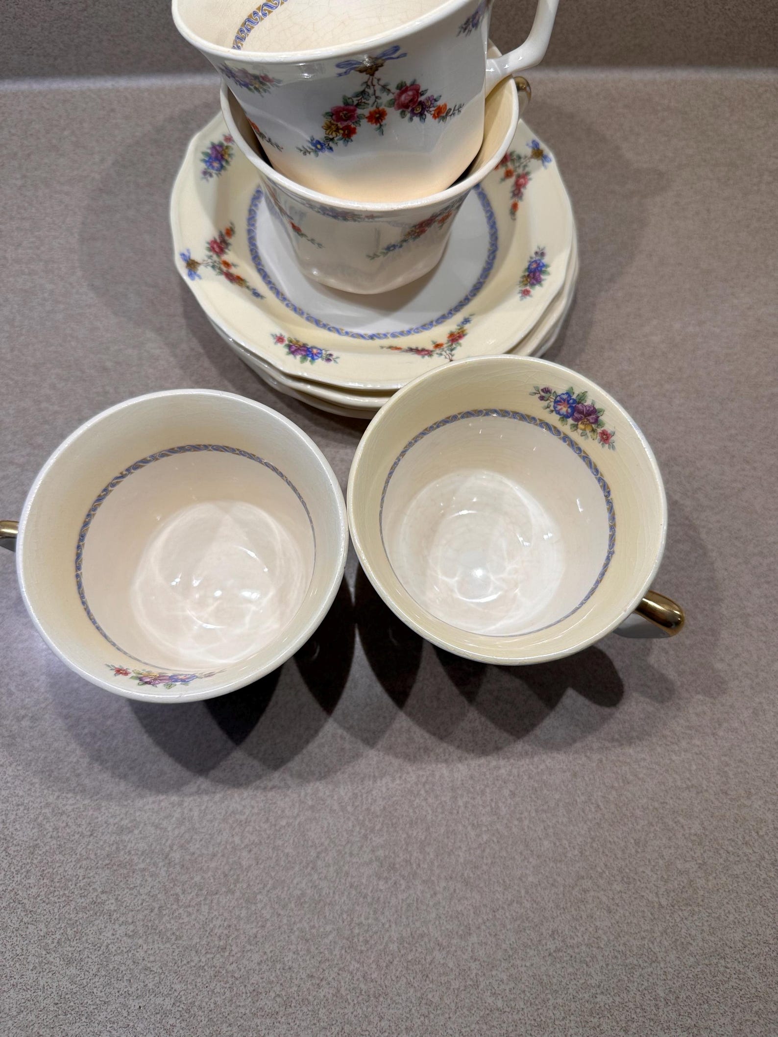 Vintage Taylor Smith & Taylor Paramount Ivory China Set - Etsy