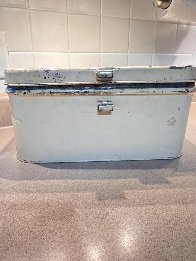 Vintage Empeco Metal Bread Box - Etsy