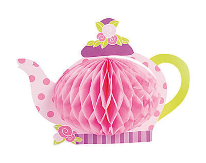 Whimsical Honeycomb Tea Pot Centerpiece - Etsy