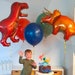 Ginormous T-rex Standing Balloon With His Crew Set of 4 - Etsy