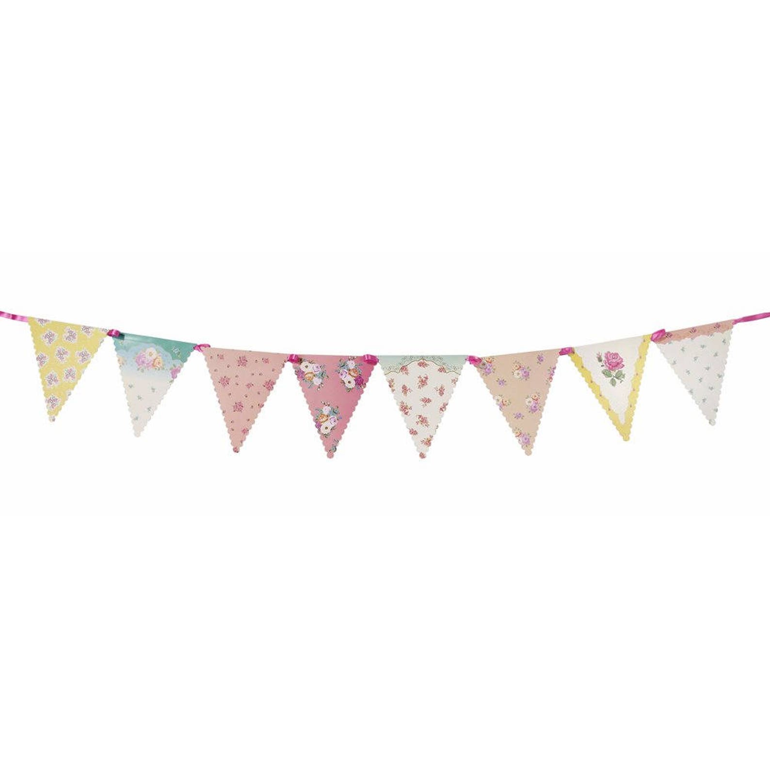 Shabby Chic Floral Banner - Etsy