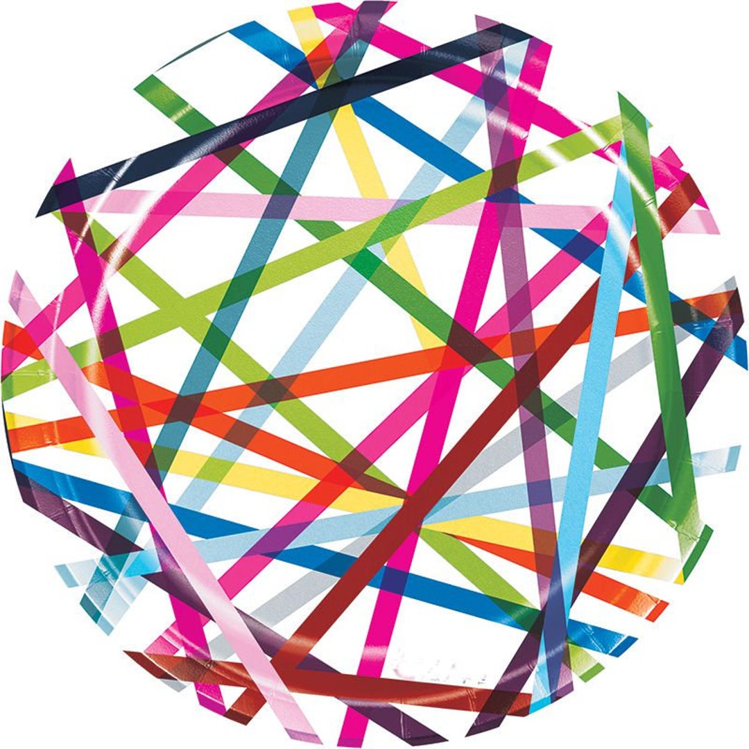Paper Plates 7 Foil Strips-pkg10 - Etsy