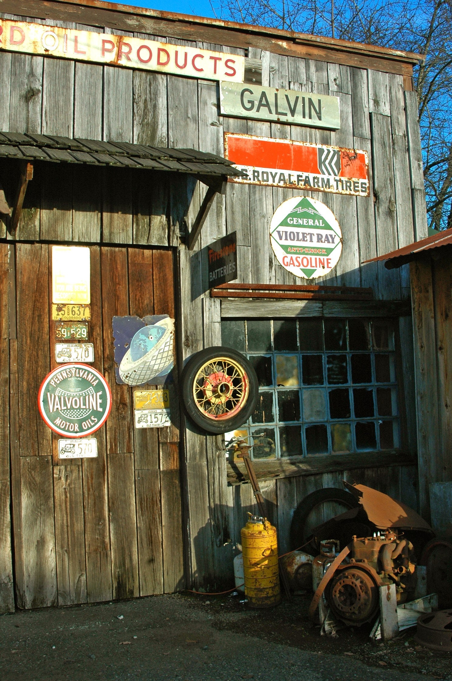 Galvin Washington Old Gas Station 8x10 - Etsy