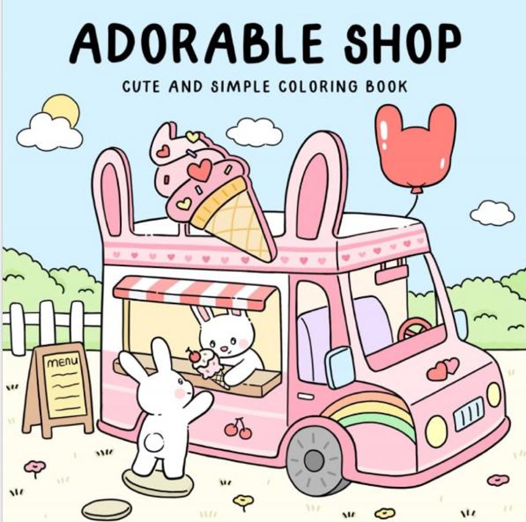 Dorable Shop Coloring Pages - Printable Book - Etsy