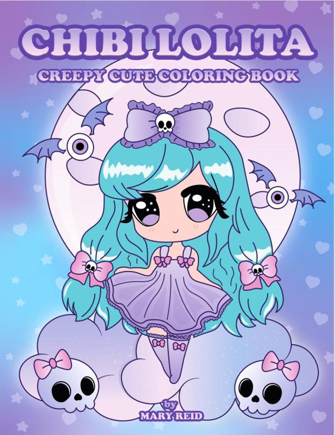 Chibi Witch Coloring Book: Creepy Kawaii Goth (PDF Pattern) - Etsy