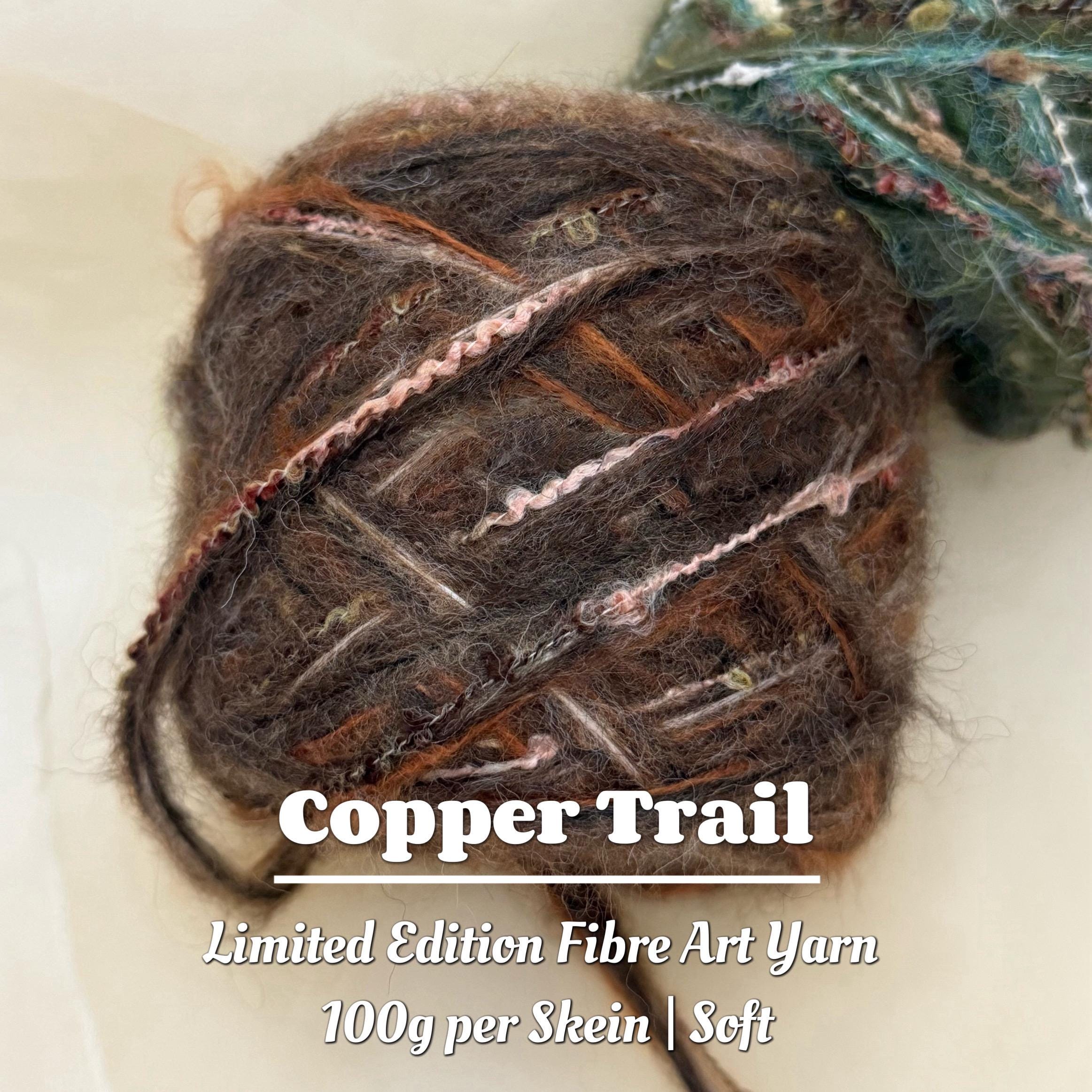 Forest Autumn Woods Series Art Yarn – Earthy Brown, Mustard & Clay ...