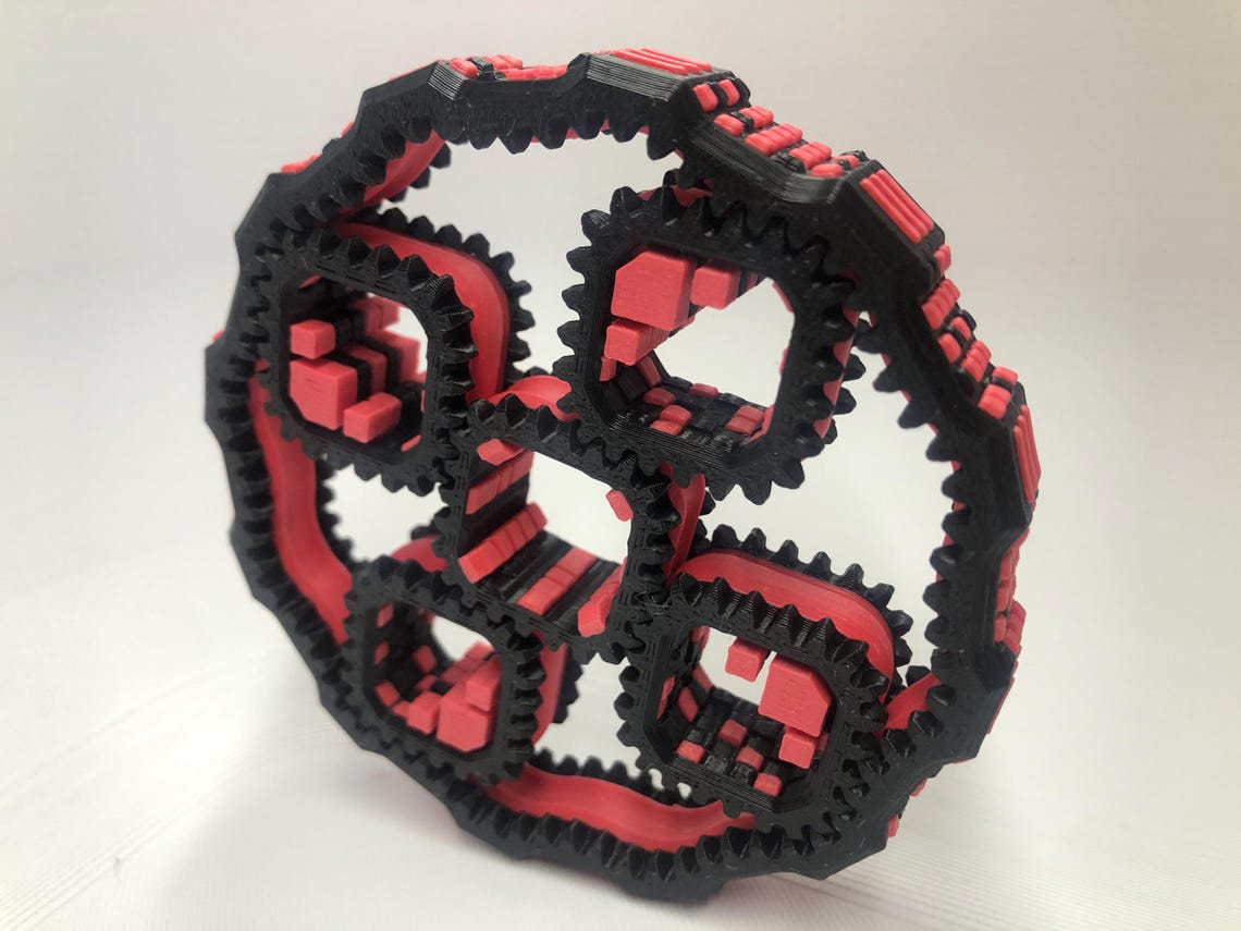 Fragment”. Square Planetary Gears Fidget Spinner - Etsy