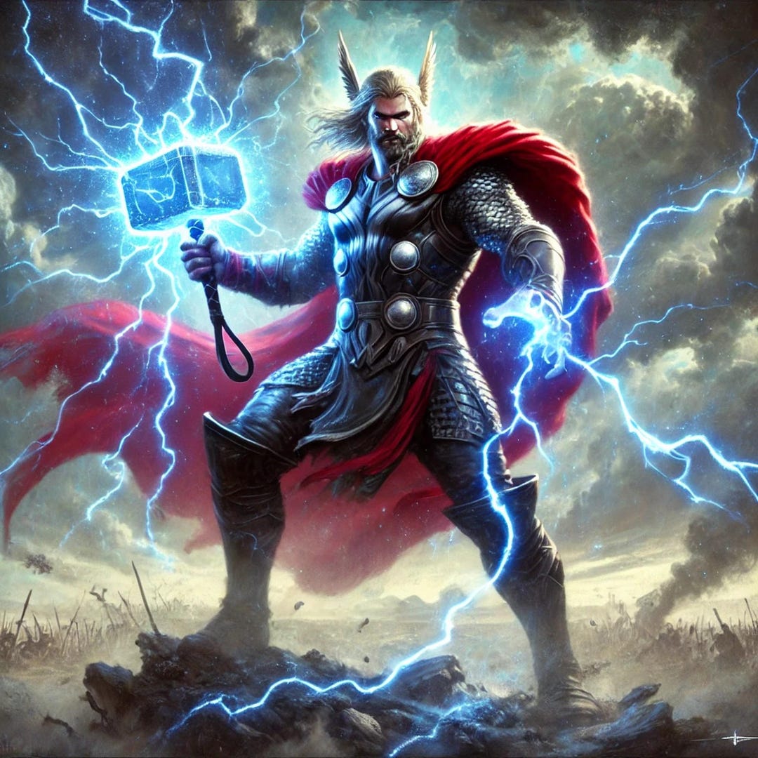 Norse Mythology Digital Art - Odin, Thor, Loki, Fenrir, Yggdrasil ...