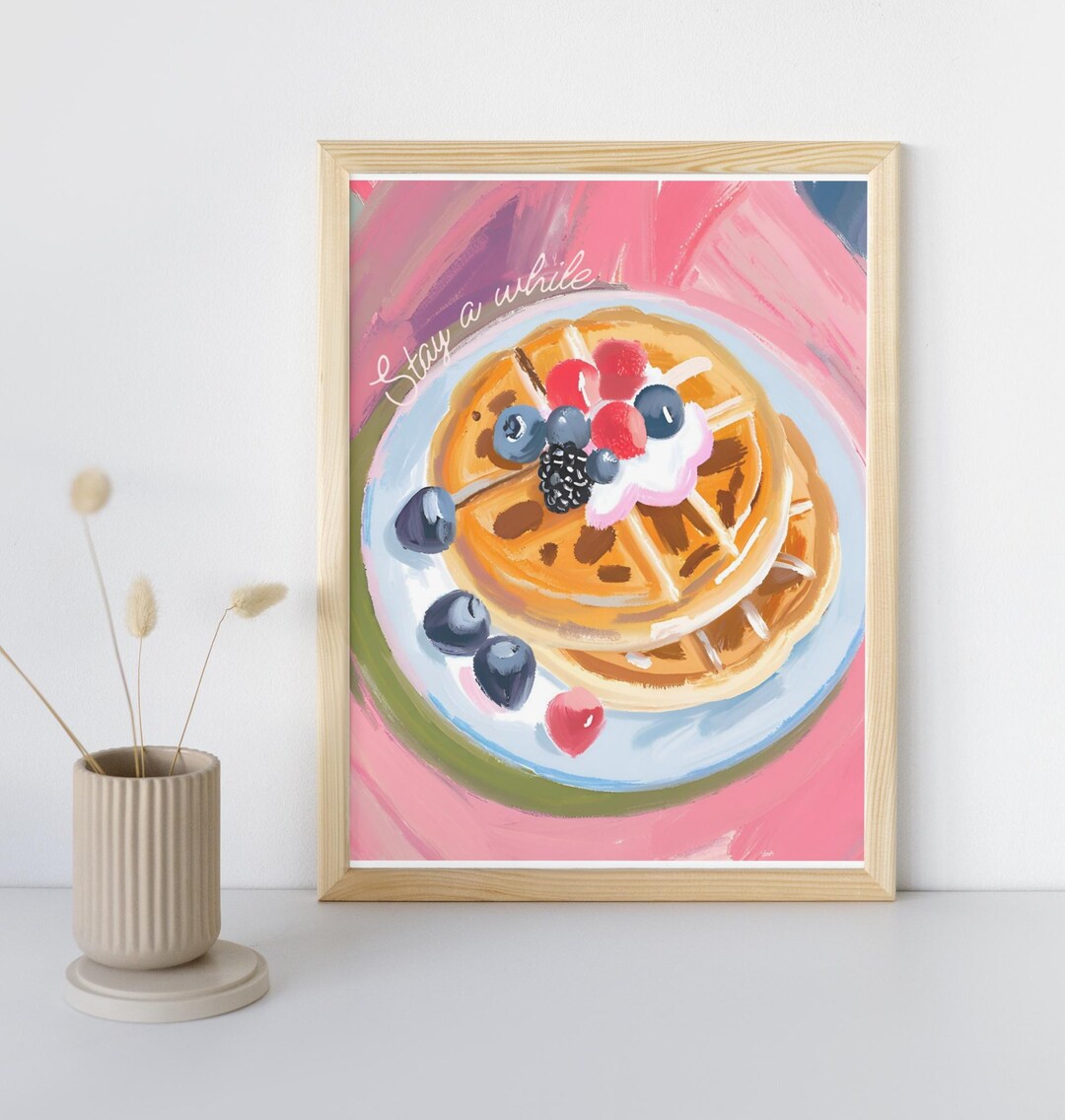 Waffle Wall Art, Kitchen Decor - Etsy